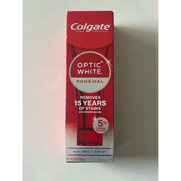 colgate | Makeup | Colgate Optic White Renewal Toothpaste 3 Oz Red ...